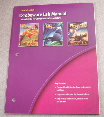 Prentice Hall Probeware Lab Manual With CD-ROM For Computers And ...